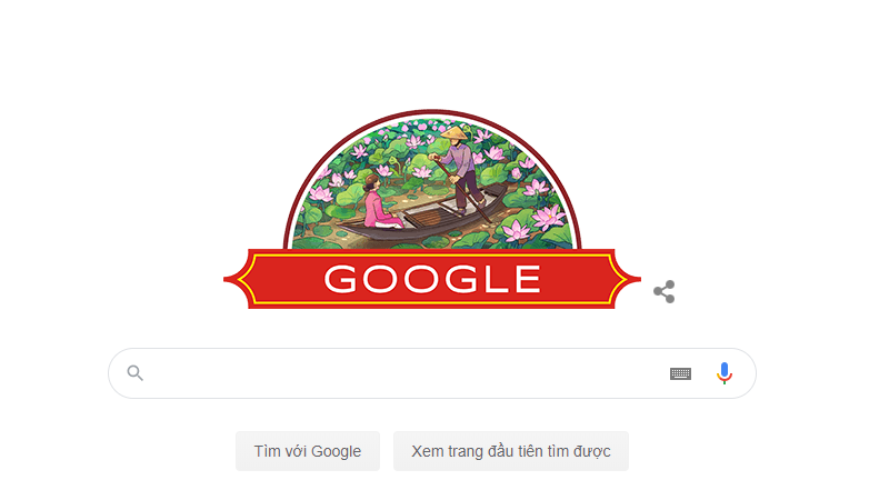 Google đổi logo chào mừng Quốc khánh của Việt Nam